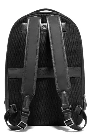 Cole Haan Grand Series Matthews Leather Backpack In Tornado/ Black